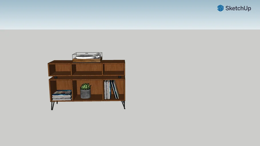 Record Player Stand | 3D Warehouse