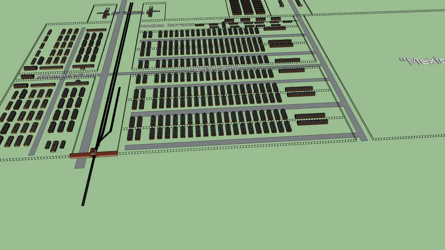 Auschwitz History Project diorama | 3D Warehouse