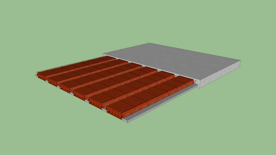 Laje Tavela Vigota Treliçada | 3D Warehouse