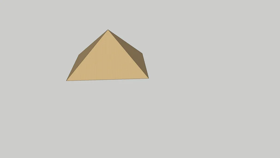 Sandstone brick pyramid | 3D Warehouse