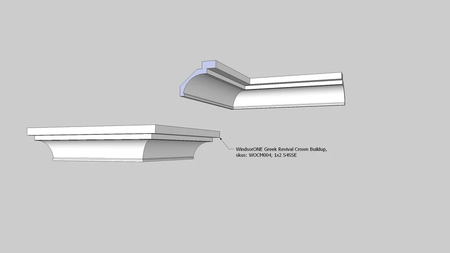 Colonial Revival Cornice Buildup | 3D Warehouse