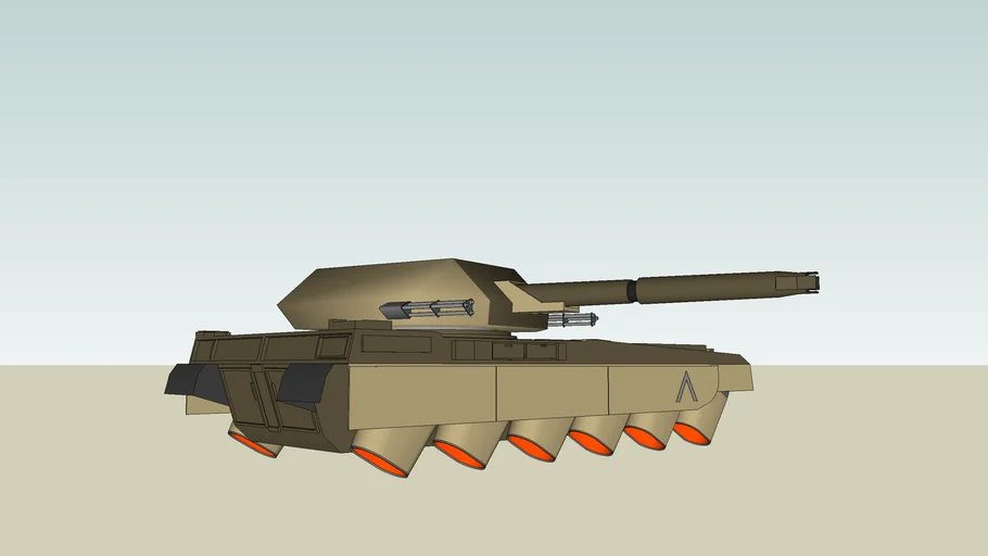UGA-UH5 main battle tank | 3D Warehouse