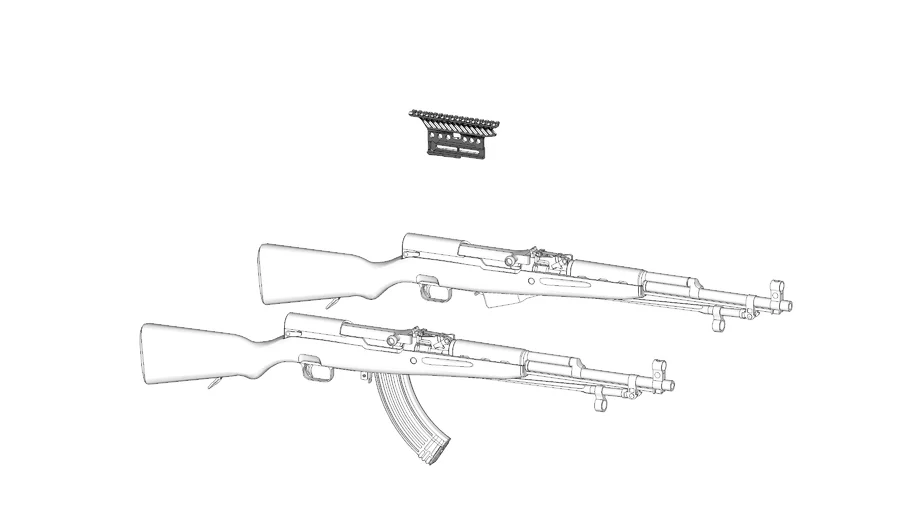 Chinese Type-56/SKS-D | 3D Warehouse