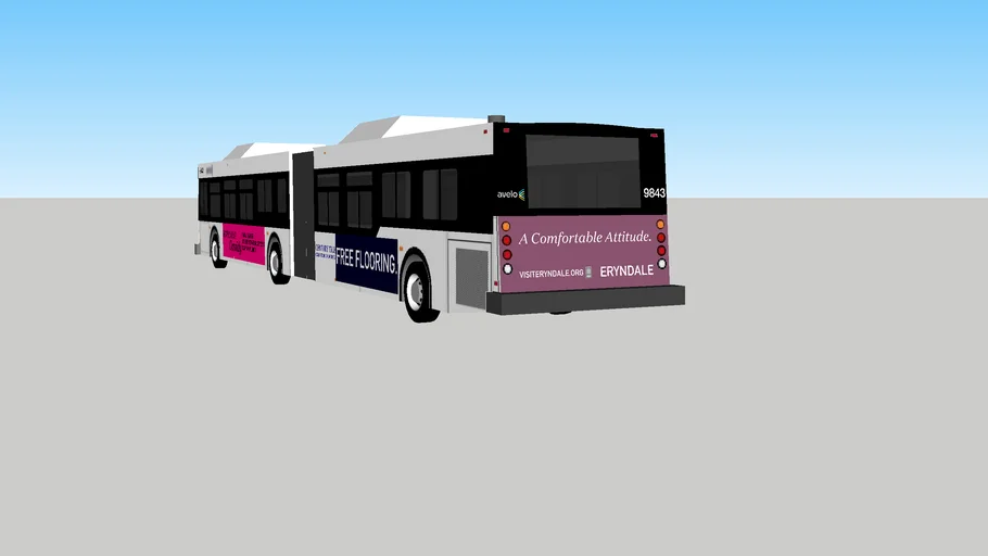 1998 new flyer d60lf | 3D Warehouse