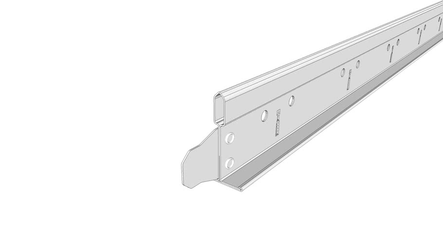 Armstrong Peakform 43x24mm Main Tee 3600mm | 3D Warehouse