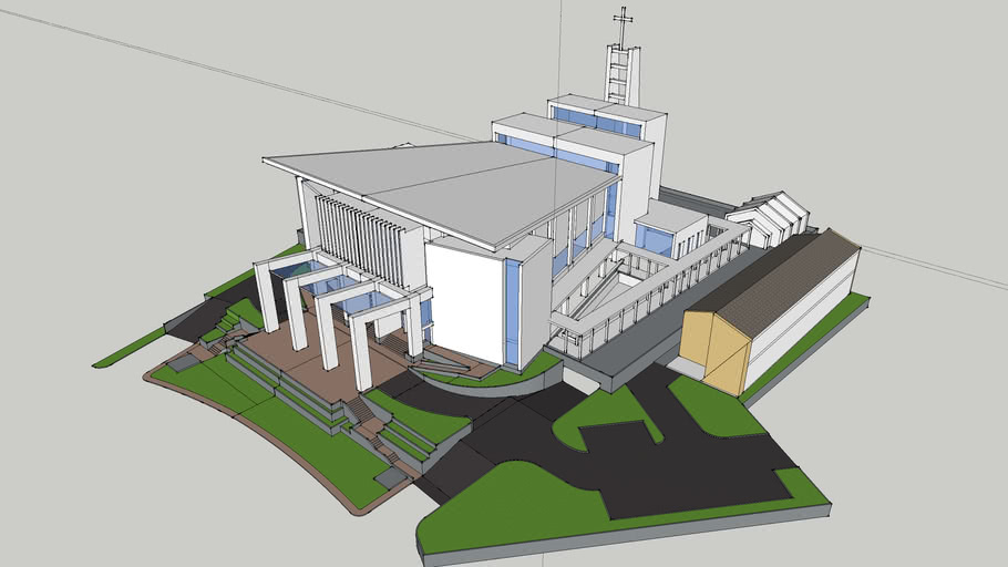 gereja st-kristoforus2 | 3D Warehouse