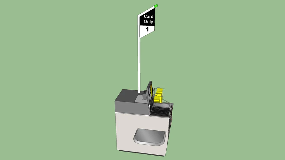 Card Only Self Checkout Simon's & Sharon's | 3D Warehouse