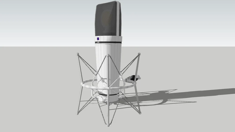 condenser microphone－NUEMANN U87 | 3D Warehouse