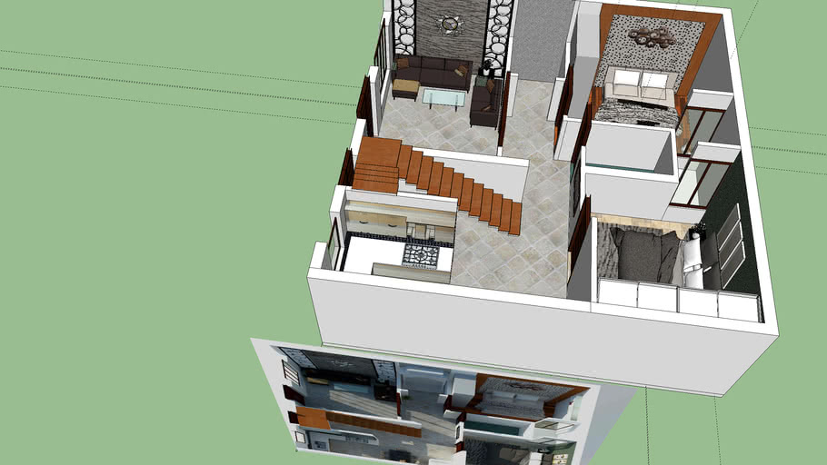 Babita's 2bhk modern plan | 3D Warehouse