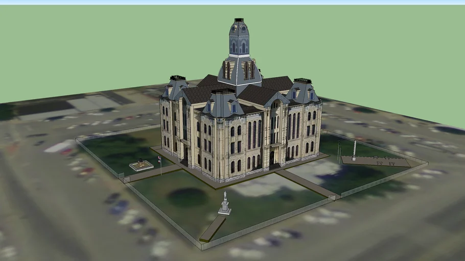 Hill County Courthouse | 3D Warehouse