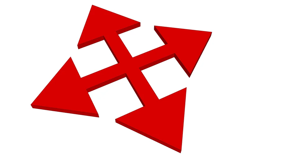 Move symbol (3D) | 3D Warehouse