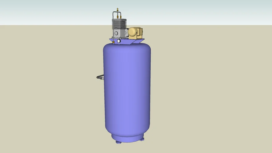 Air Compressor - Upright | 3D Warehouse