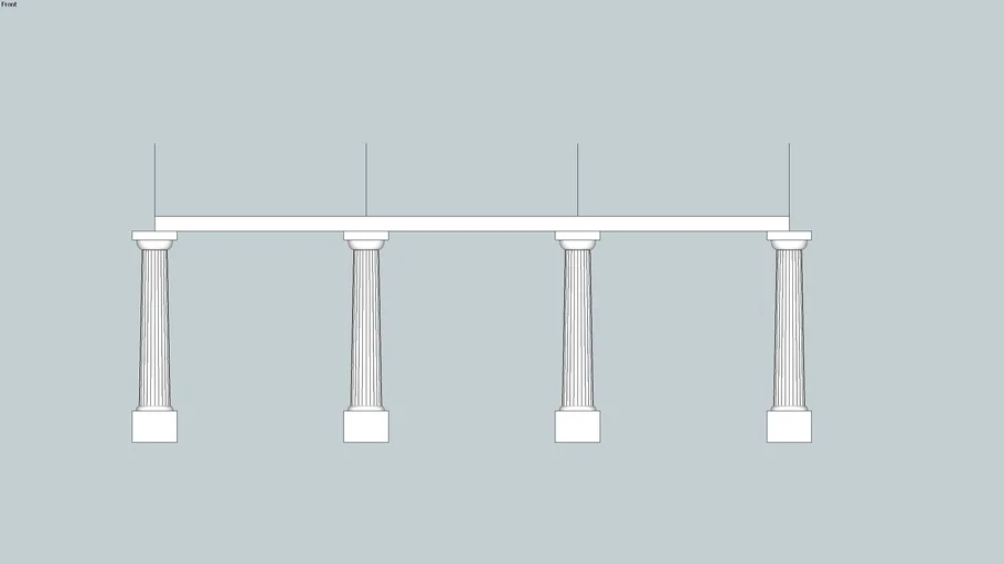 Doric columns | 3D Warehouse