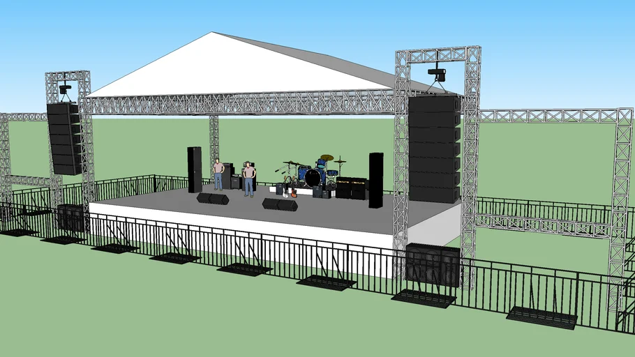 Queen Works Tour Stage 3d Warehouse