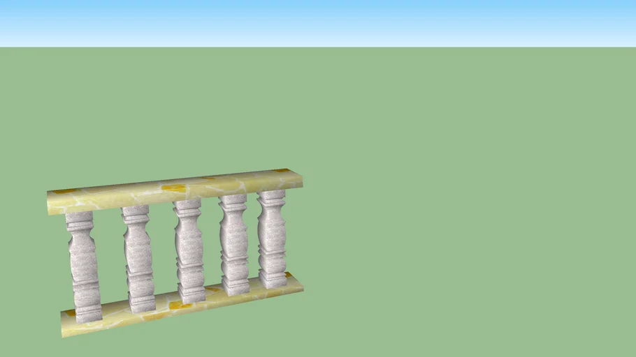 Marble Post section | 3D Warehouse