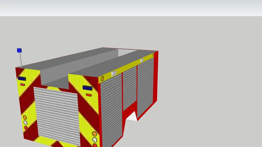fire engine locker update | 3D Warehouse