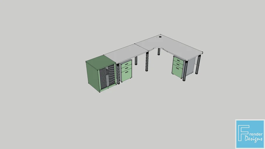 QUMUN WORKSTATIONS - 12 | 3D Warehouse