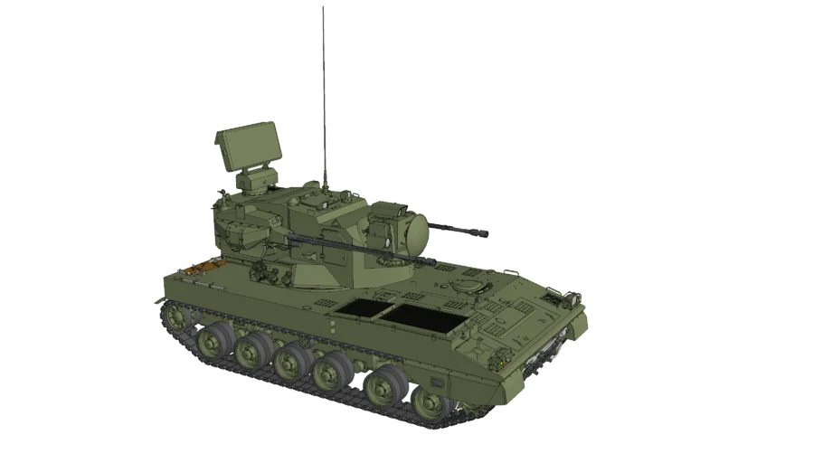 【War Thunder】PGZ-09 3D MODEL | 3D Warehouse