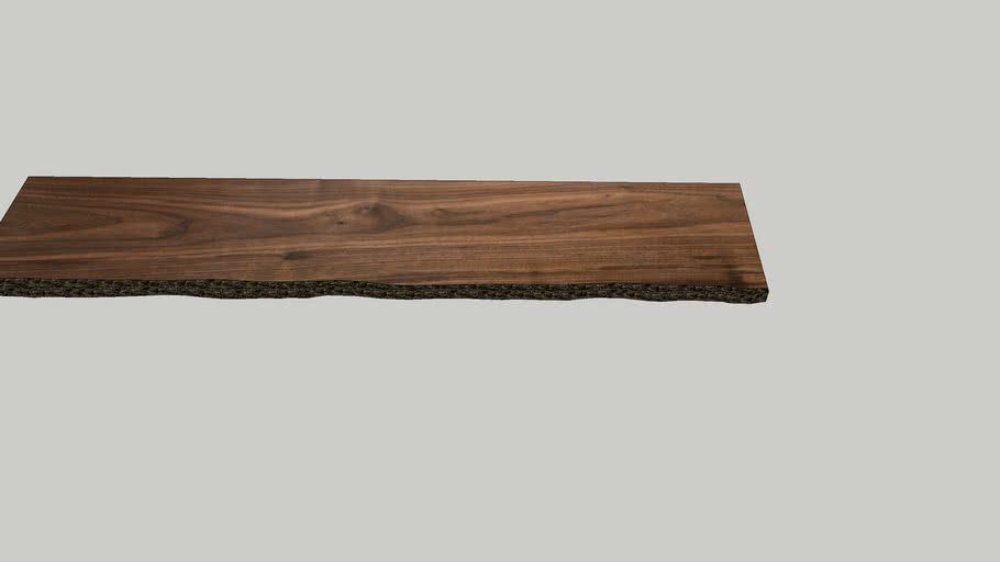 Live Edge Walnut Slab | 3D Warehouse