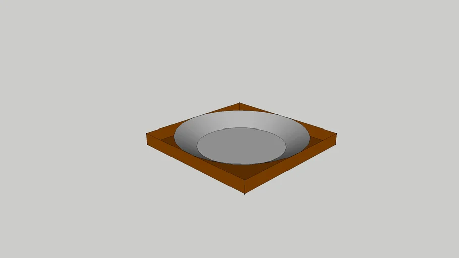 A plate | 3D Warehouse