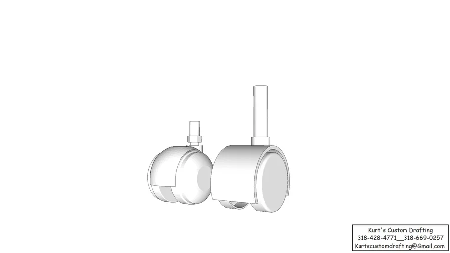 Small Casters | 3D Warehouse