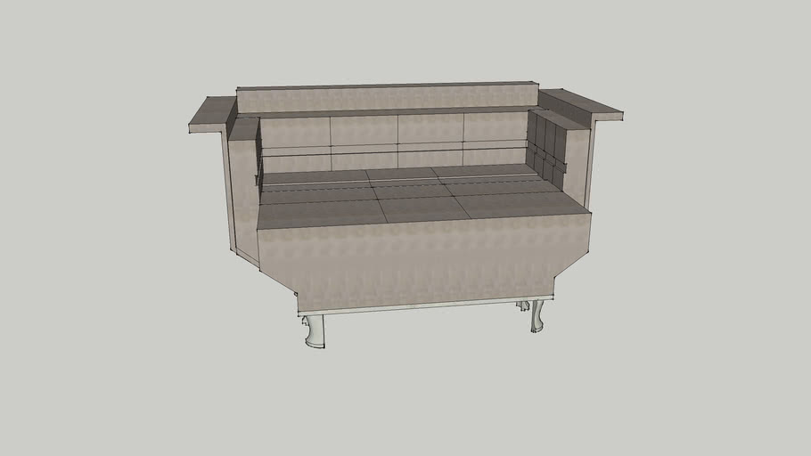 Winged Love Seat | 3D Warehouse