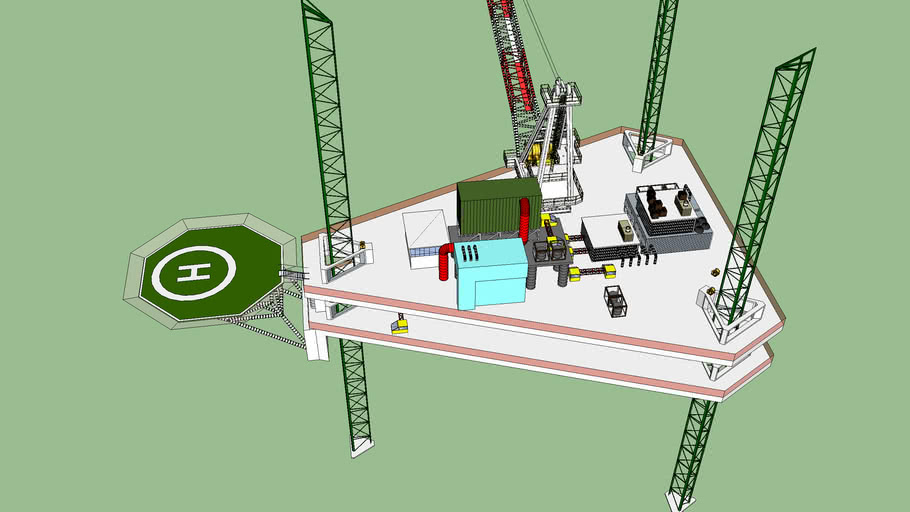 Jackup rig | 3D Warehouse