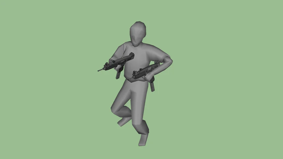 Dual Uzi | 3D Warehouse