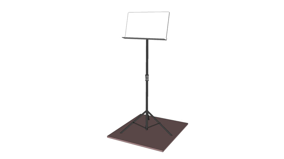 Music Stand - Detailed | 3D Warehouse
