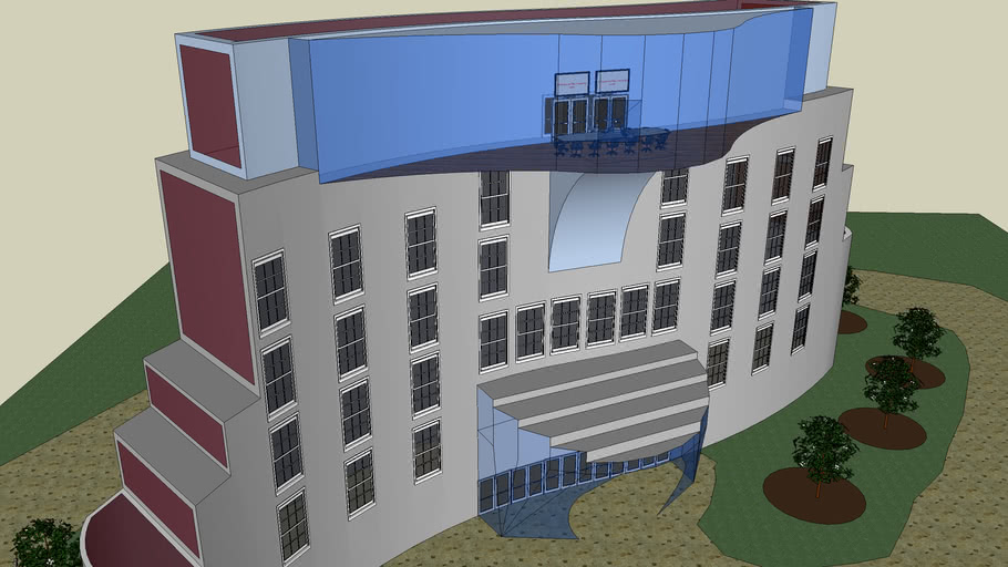 CURVED BUILDING!!! | 3D Warehouse