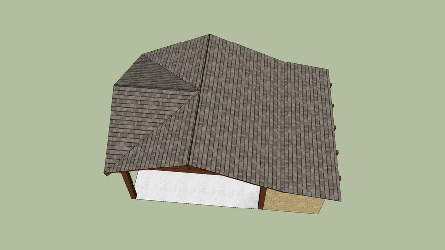 Triple Gable Pavilion 24x24 | 3D Warehouse