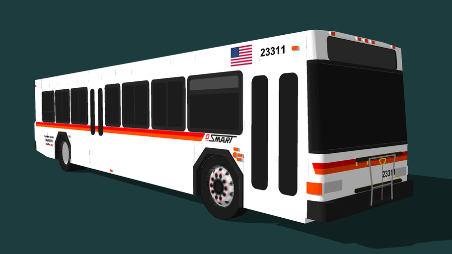 2003 SMART (Detroit) 40' Gillig Low Floor 23311 | 3D Warehouse