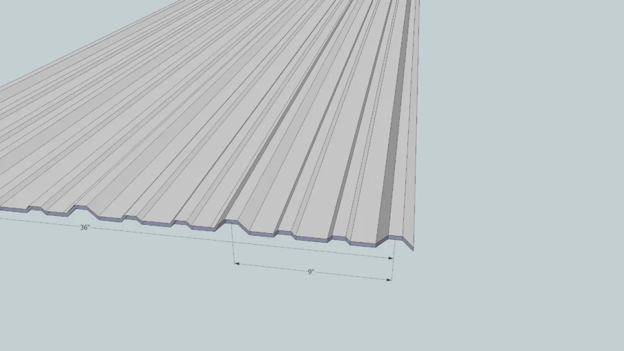 Panel-Loc Sheet Metal Panel | 3D Warehouse