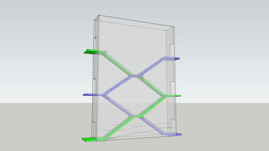 SCISSOR STAIR | 3D Warehouse