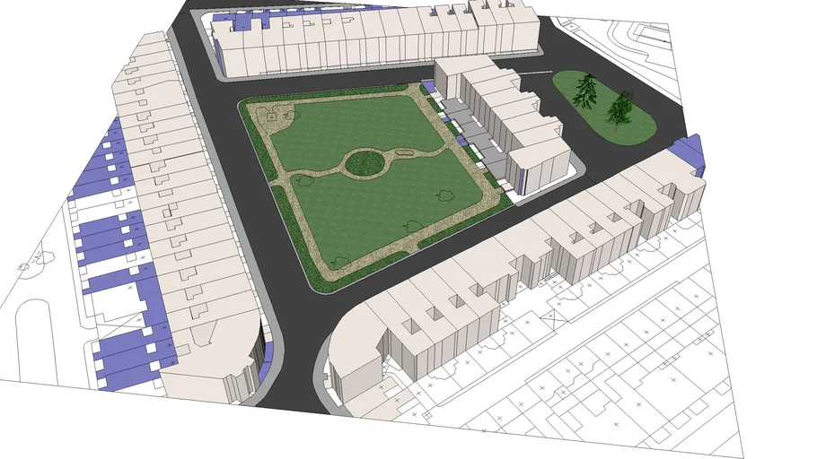Cleveland Square London | 3D Warehouse