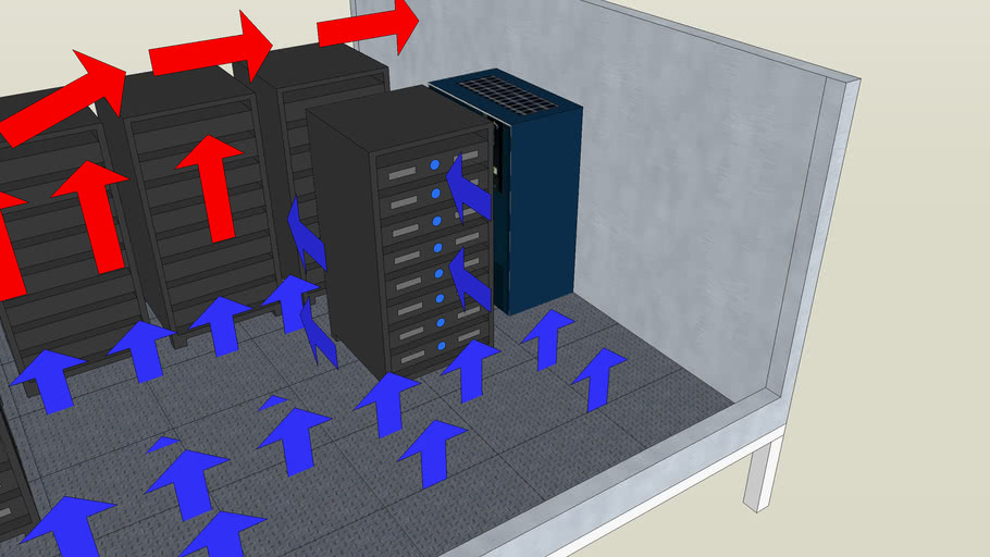 server room heat transfer | 3D Warehouse