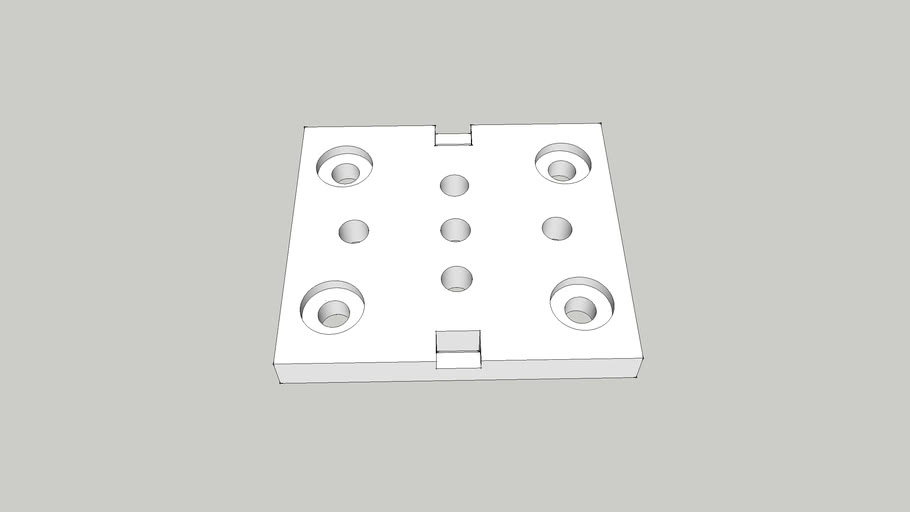 Mini v wheel plate v2 | 3D Warehouse