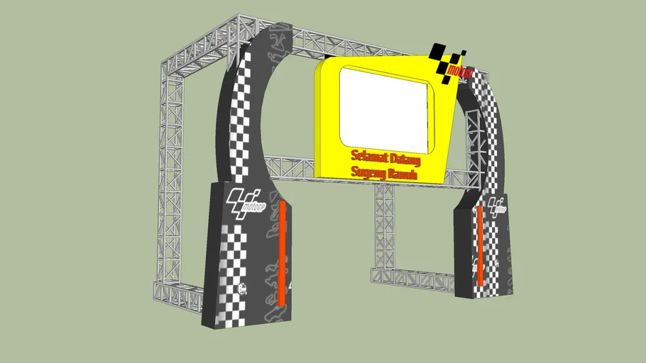 Welcome Gate | 3D Warehouse