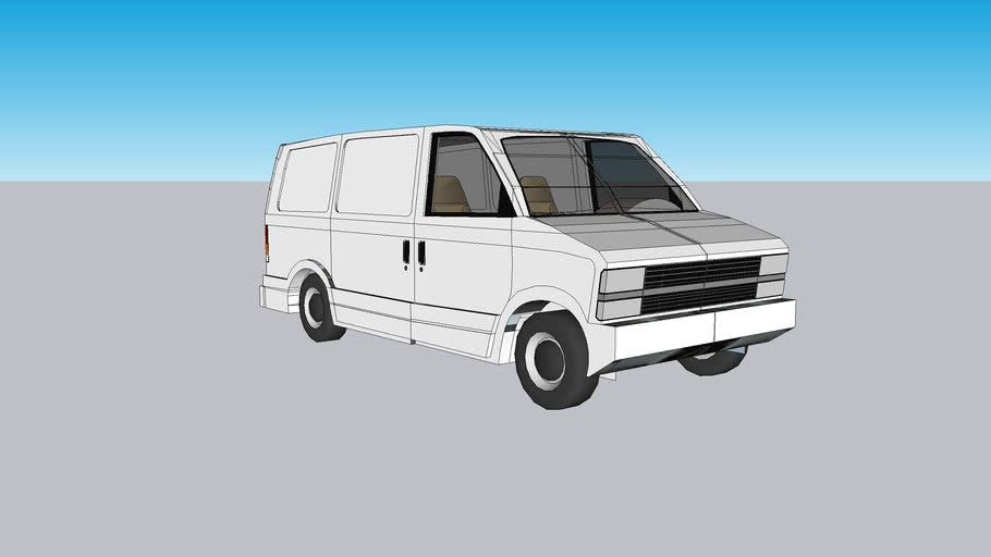 2001 Chevrolet Astro cargo van | 3D Warehouse
