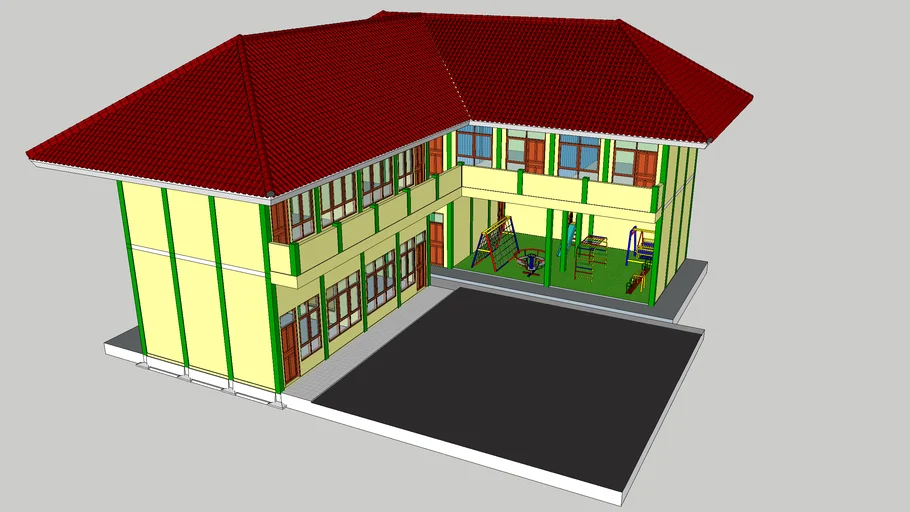 Building Project - Madrasah Al-Hikmah | 3D Warehouse