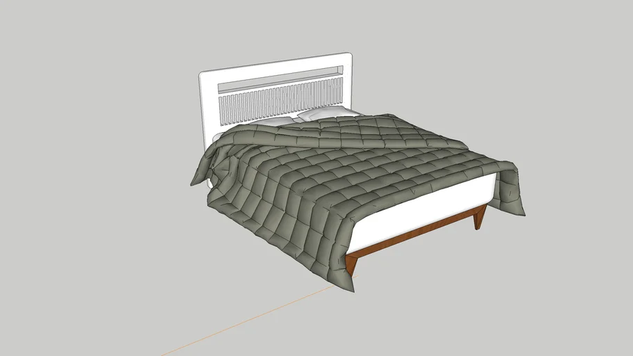 Cama Casal - JKR arquitetura | 3D Warehouse