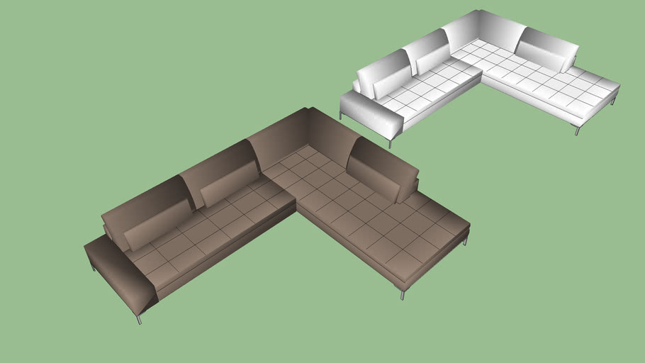 scan design Lella sectional | 3D Warehouse