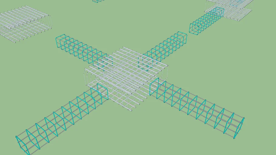 Beams & Foundation Reinforcement | 3D Warehouse
