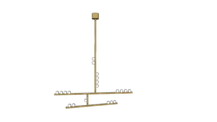 Lindsey Adelman Drop System Chandelier | 3D Warehouse