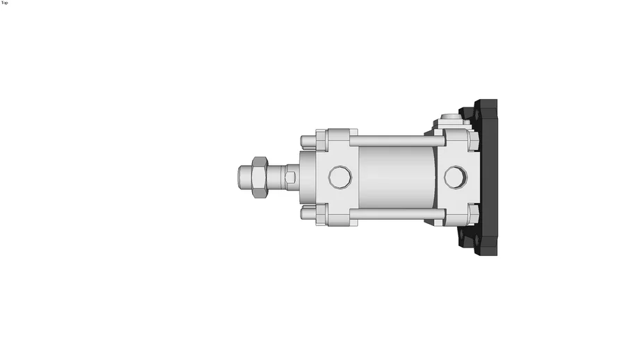 Air Cylinder/Standard: End Lock Cylinder | 3D Warehouse