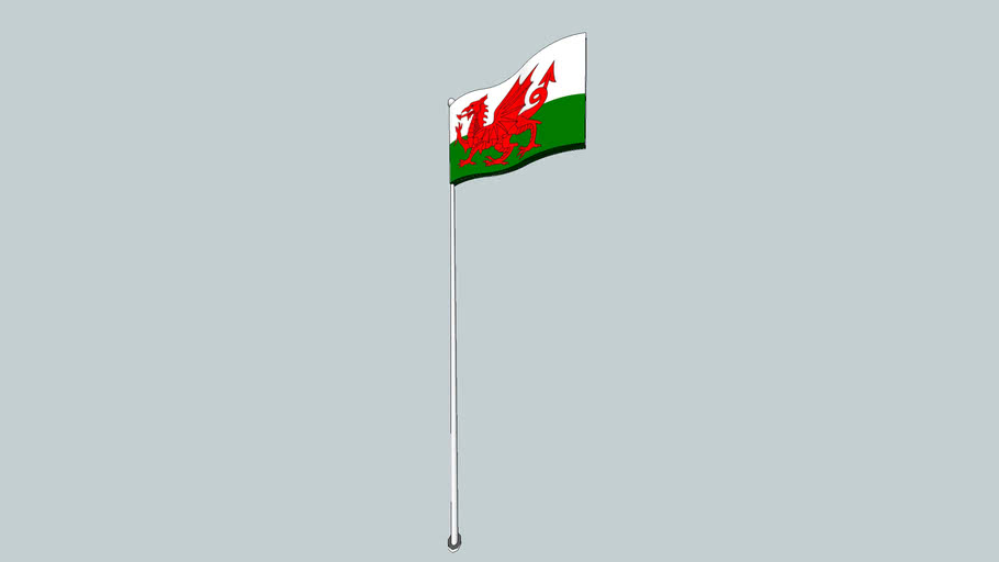 Baner Cymru - welsh flag | 3D Warehouse