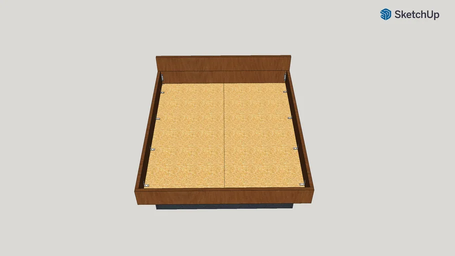 King Waterbed Water Bed Frame | 3D Warehouse