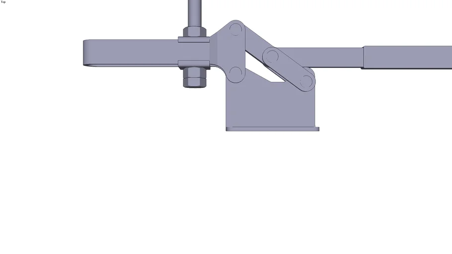 Horizontal toggle clamp large - M14x90 | 3D Warehouse