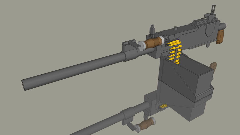 Browning M1919A4 | 3D Warehouse