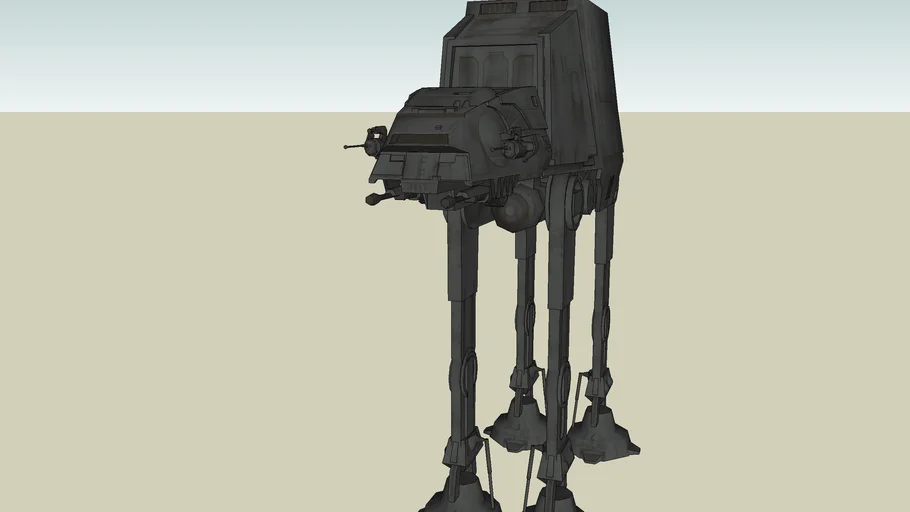 All Terrain Armored Transport (AT-AT) walker | 3D Warehouse